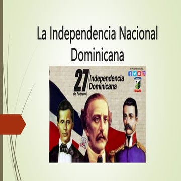La Independencia Nacional Dominicana.pptx