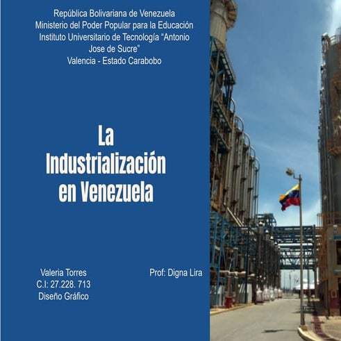 Industrializacion de venezuela | PDF