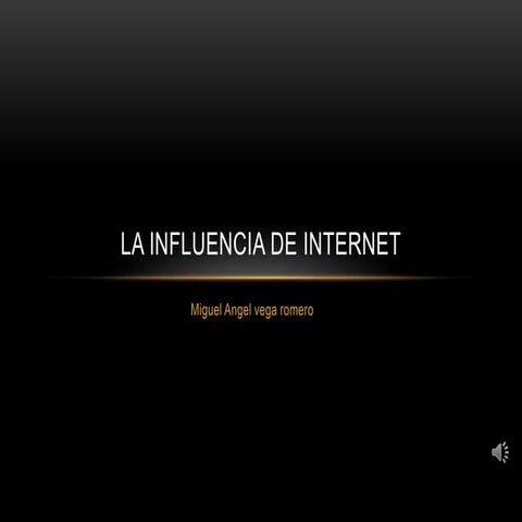 La juventud y el uso de internet | PPTX