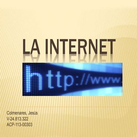 Origen de la internet | PPTX