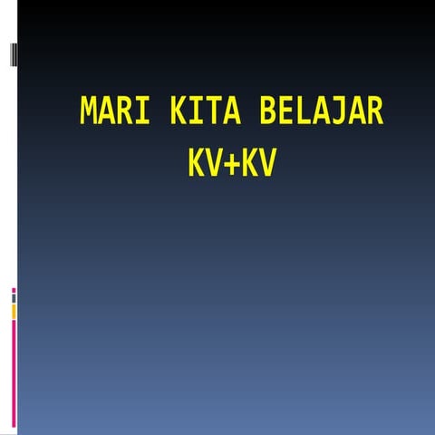 Lajur kvkv | PPT