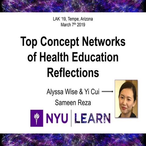 Top Concept Networks in Student Reflections | PPT