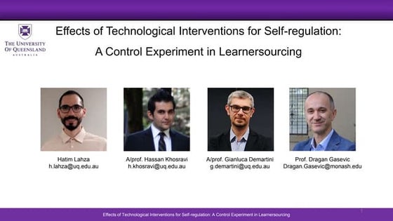 Exploring the Impact of LLM-Generated Feedback | PPT
