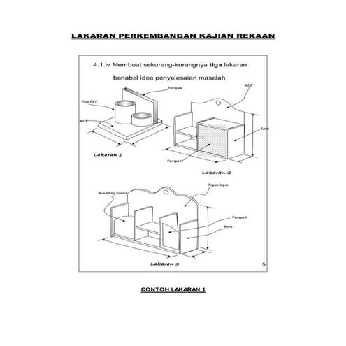 Lakaran Perkembangan Idea | PDF