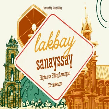 lakbay.pdfsanaysay pspl 12gas strand for students | PDF