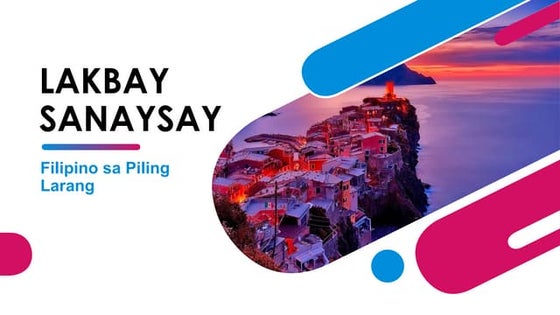 Lakbay sanaysay filipino grade 12 | PPTX