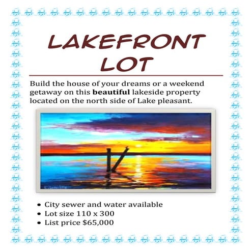Lakefront lot | DOCX