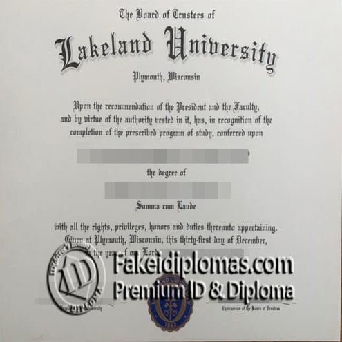 Lakeland University diploma | PPT