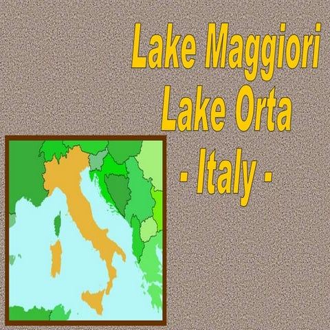 Lakes Maggiori & Orta Compactado Roz | PPS
