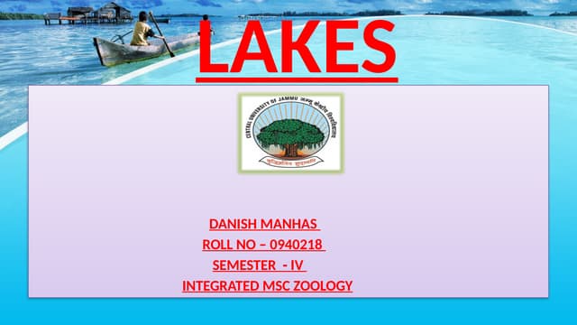 lake ecosystem.pptx000000000000000000000 | PPTX