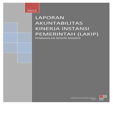Lakip 2012 | PDF