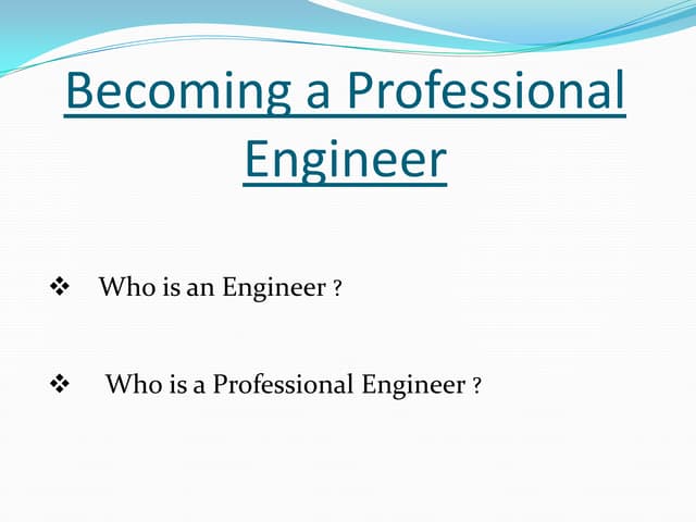 Route to Professional Engineer through IEM/BEM in Malaysia. | PDF