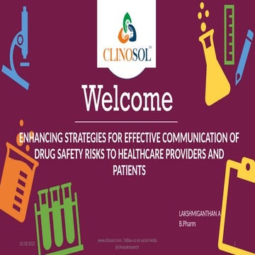 Enhancing strategies for effective communication of drug safety risks ...