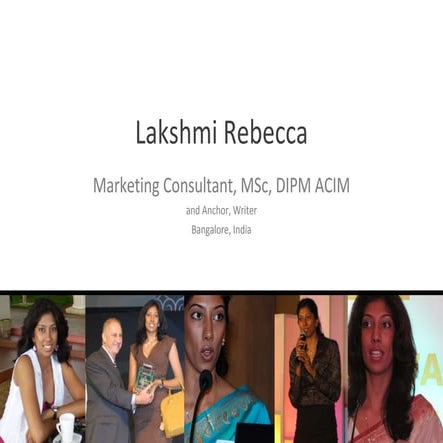 Lakshmi Rebecca Consultant Profile | PPT