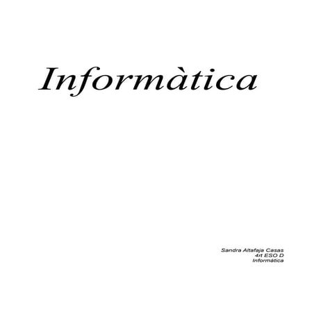 Informàtica | PDF