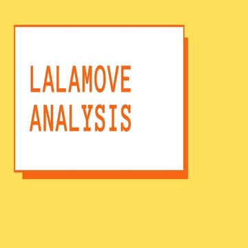Lalamove Analysis | PDF