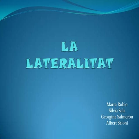 La Lateralitat | PPSX