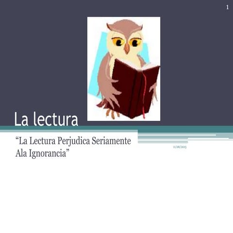 La lectura | PPTX
