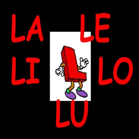 LECTOESCRITURA. LA LETRA L | PPS