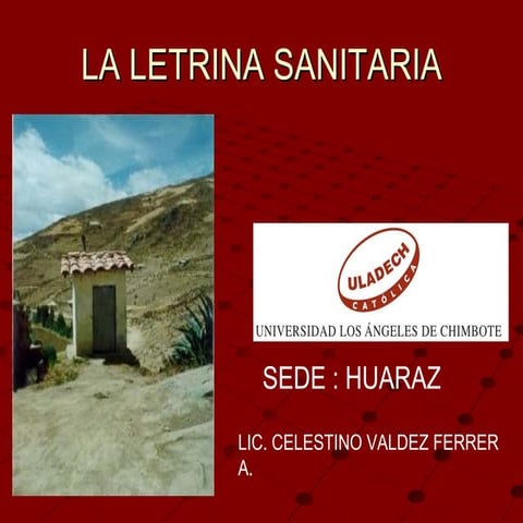 La Letrina Sanitaria Mantenimiento | PPT