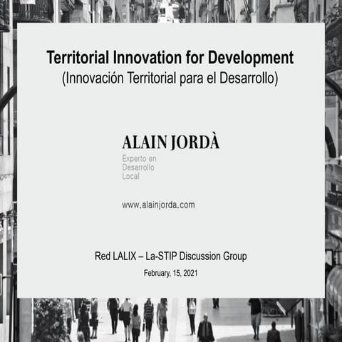 Territorial Innovation for Development | PPT