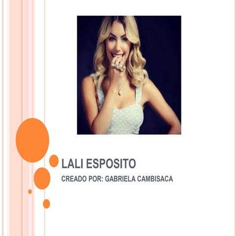 Lali Esposito | PPTX