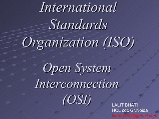 Osi reference model | PPTX