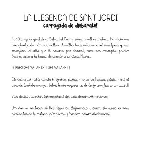 La llegenda de Sant Jordi 1rB | PPT