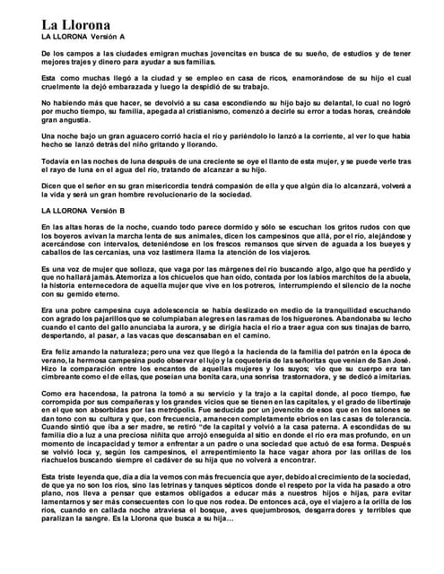 La Llorona Una Leyenda Mexicana | PPT