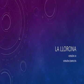 La llorona actividades didácticas | PDF