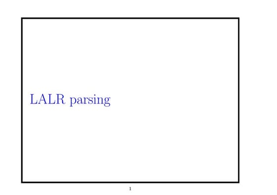 10 Slr Parser Practice Problems 02 06 2023pptx Programming Languages Computing