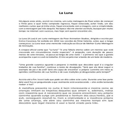 La luna | DOCX