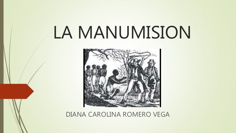 La manumision
