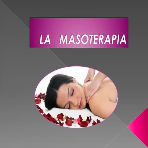 Maniobras fundamentales en masoterapia | PPTX