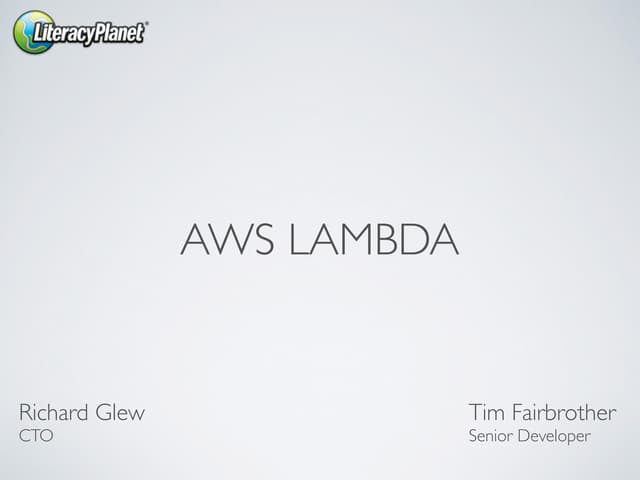 Aws Lambda Ppt