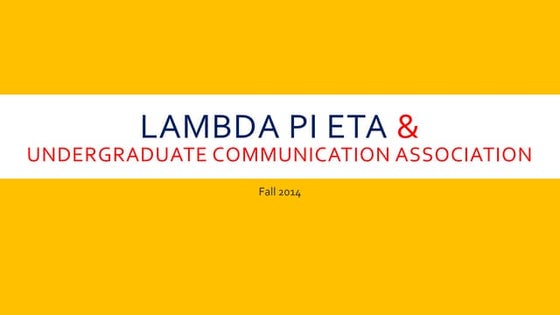 A Career in Communications | PPTX