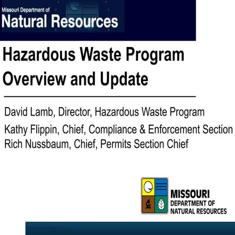 The hazardous waste program of texas commission on | PPTX