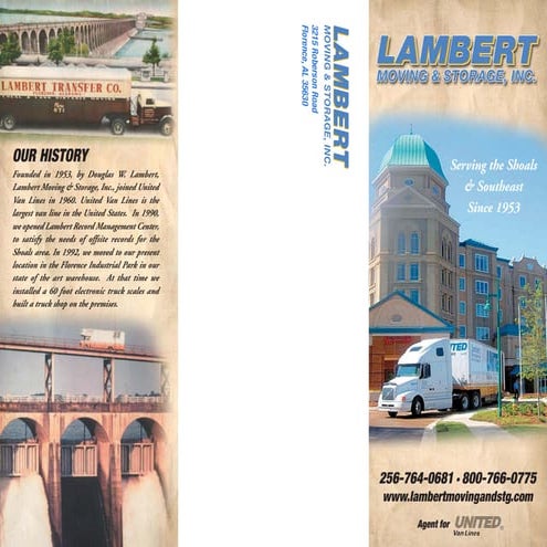 Lambert Moving and Storage Overview | PDF