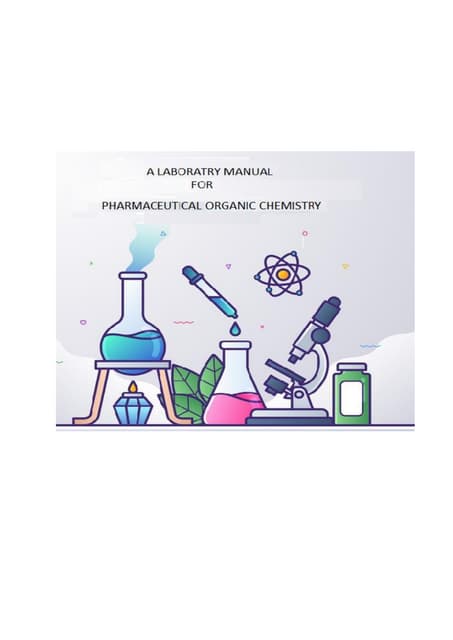Medicinal chemistry i practicals | DOCX | Chemistry | Science