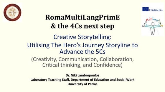 The Hero's Journey to Catharsis Το Ταξίδι του Ήρωα προς την Κάθαρση | PPT