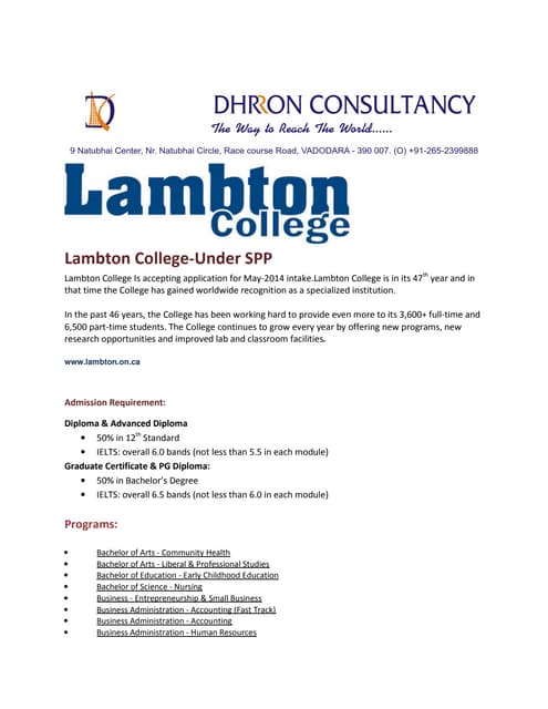 SPP College List Canada spp-college-list-canada