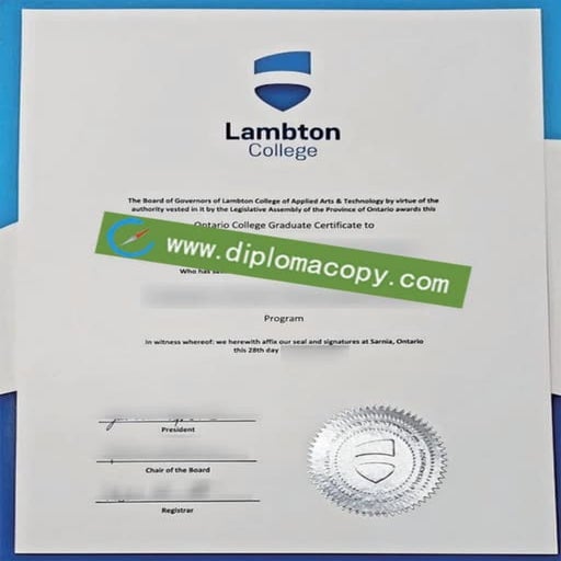 Lambton College diploma, buy fake degree | PDF