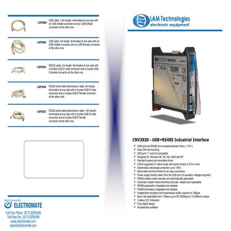 Lam cnv30 brochure | PDF
