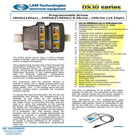 Lam ds30 brochure | PDF