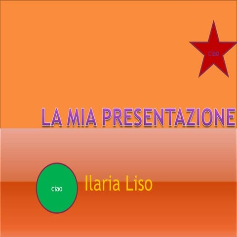 La mia presentazione | PPTX