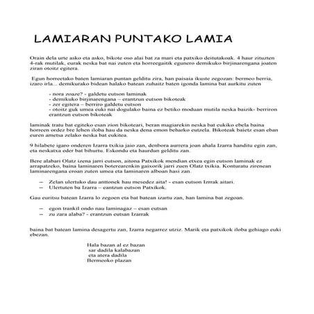Lamiaran puntako lamia olatz.j | PDF