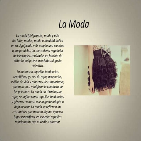 La moda | PDF