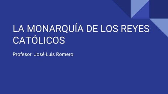 Jose Luis Romero Carretero presentations