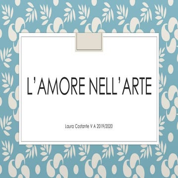 L'amore nell'arte | PDF
