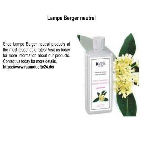 Lampe Berger Starterset | PPTX